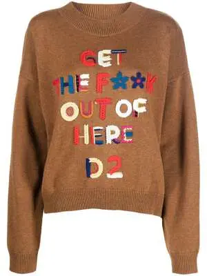 Dsquared2 Crochet-embellished Jumper