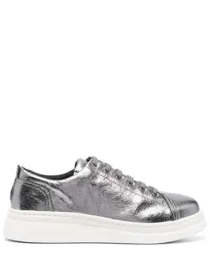 Camper Metallic Lace-up Low-top Sneakers - Grey