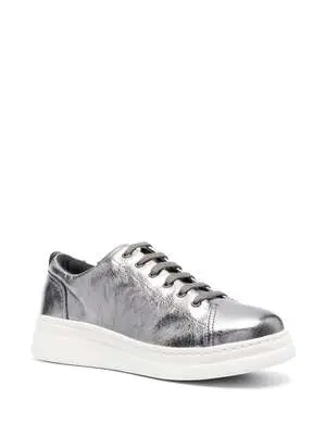 Camper Metallic Lace-up Low-top Sneakers - Grey