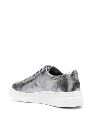 Camper Metallic Lace-up Low-top Sneakers - Grey