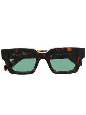 Off-White Square-frame Sunglasses - Brown