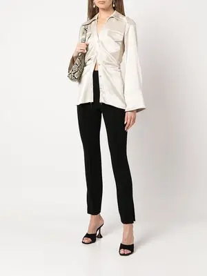 Cinq À Sept Brianne Slim-fit Trousers - Black