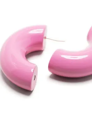 UNCOMMON MATTERS Strato Hoop Earrings - Pink