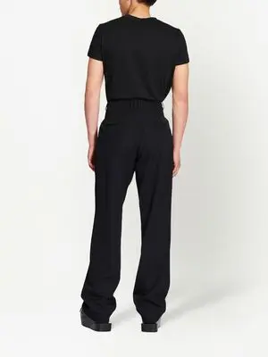 Balmain Tailored Wool Trousers - Black