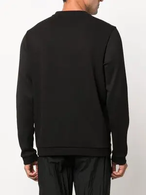 BOSS Salbo" Curved Logo Print Sweatshirt