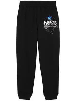 Burberry Logo-print Cotton Track Pants