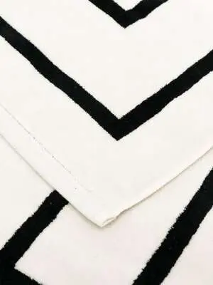 TOTEME Monogram Jacquard Beach Towel