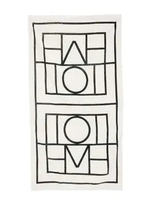 TOTEME Monogram Jacquard Beach Towel