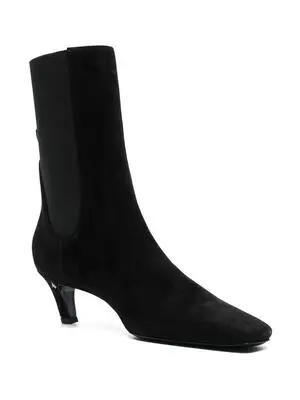 TOTEME Mid Heel 50mm Boots - Black