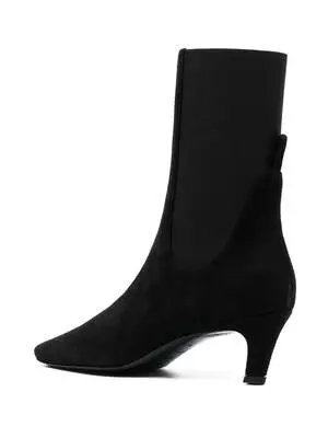 TOTEME Mid Heel 50mm Boots - Black