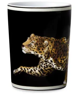 Dolce & Gabbana Tiger-print Porcelain Glass - Black