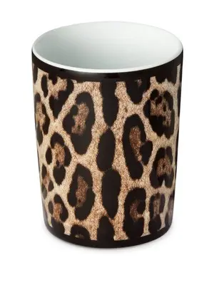 Dolce & Gabbana Leopard-print Porcelain Cup