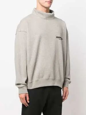 Fear Of God Funnel Neck Sweatshirt With Logo Detail