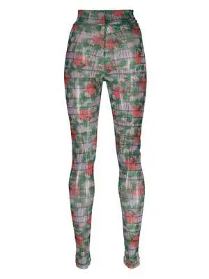 Henrik Vibskov All-over Floral-print Leggings - Purple