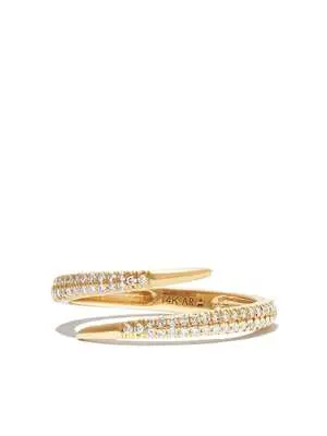 Adina Reyter 14kt Diamond Thorn Wrap Ring