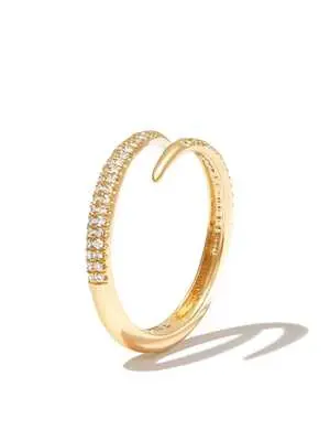 Adina Reyter 14kt Diamond Thorn Wrap Ring