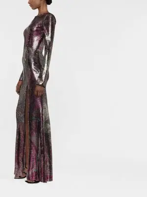 Etro Metallic Floor-length Dress