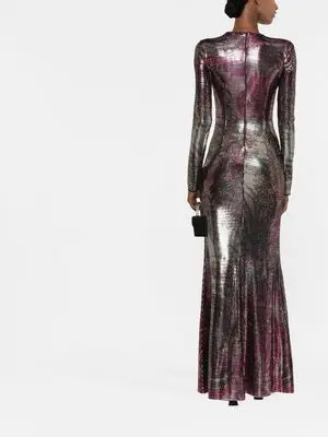 Etro Metallic Floor-length Dress