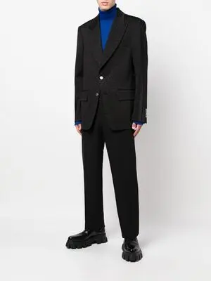 Palm Angels Jacquard Single-breasted Blazer