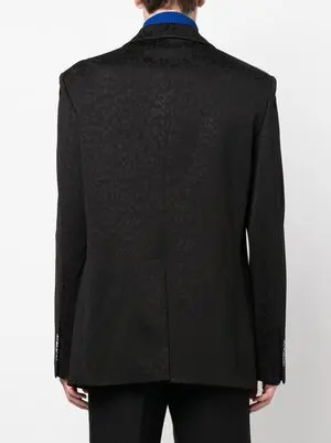 Palm Angels Jacquard Single-breasted Blazer