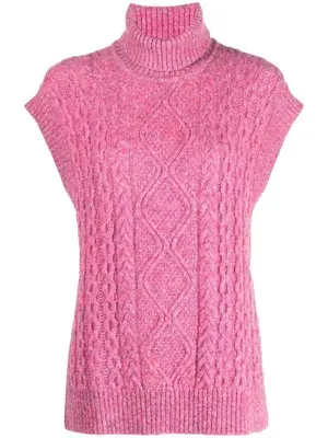 Baum Und Pferdgarten Roll-neck Cable-knit Top