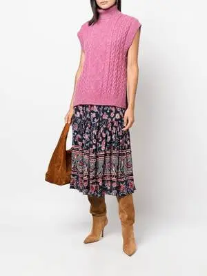 Baum Und Pferdgarten Roll-neck Cable-knit Top