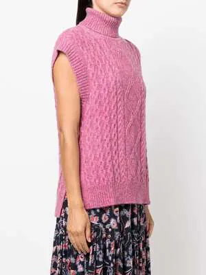 Baum Und Pferdgarten Roll-neck Cable-knit Top