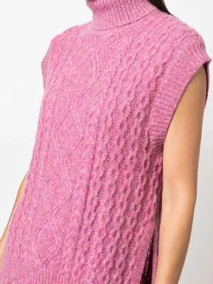 Baum Und Pferdgarten Roll-neck Cable-knit Top