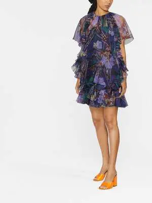 Dsquared2 Ruffle-detail Mini Dress