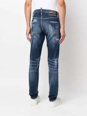 Dsquared2 Distressed Slim-fit Jeans