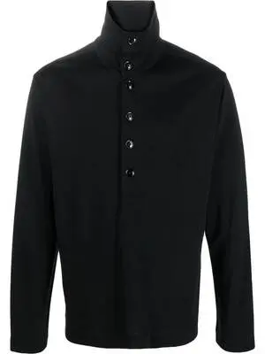 LEMAIRE Buttoned-up High-neck Sweater
