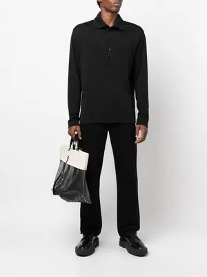 LEMAIRE Buttoned-up High-neck Sweater