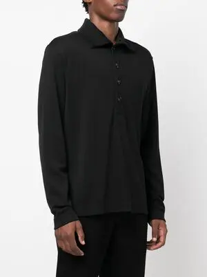 LEMAIRE Buttoned-up High-neck Sweater