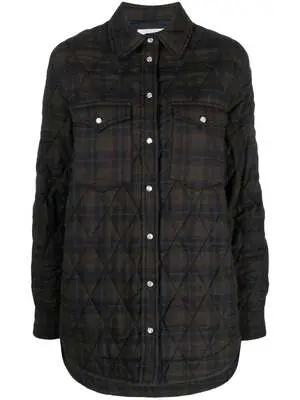 MARANT ETOILE Quilted Checked Shirt