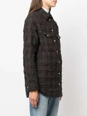 MARANT ETOILE Quilted Checked Shirt