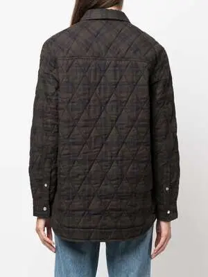 MARANT ETOILE Quilted Checked Shirt