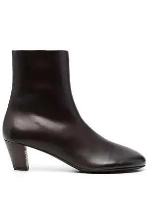 Marsèll Round-toe Leather Ankle Boots - Brown