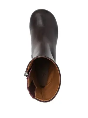 Marsèll Round-toe Leather Ankle Boots - Brown