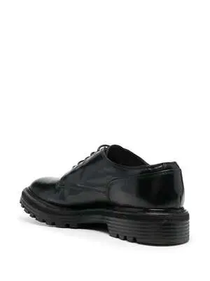 Premiata King Brass Leather Derby Shoes