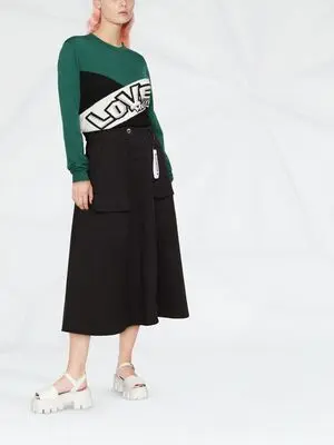Moschino High-waisted A-line Skirt