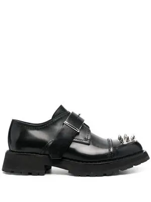 Alexander McQueen Studded Toe-cap Monk Shoes