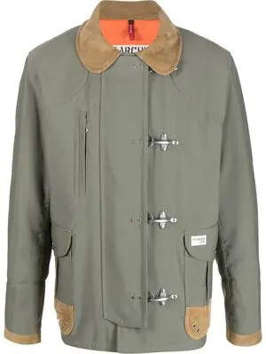 FAY 4 Ganci Waxed Cotton Jacket Green