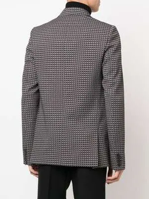 Valentino Garavani Geometric-pattern Print Blazer