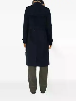 Burberry The Long Kensington Heritage Trench Coat - Blue