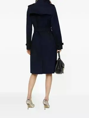 Burberry The Long Kensington Heritage Trench Coat - Blue