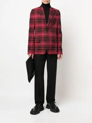 Valentino Garavani Checked Single-breasted Blazer