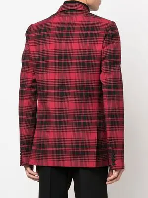 Valentino Garavani Checked Single-breasted Blazer
