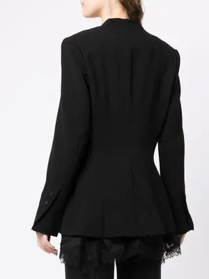Simkhai Collarless Single-breasted Jacket