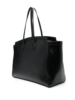 Ralph Lauren Logo-lettering Calf Leather Tote Bag