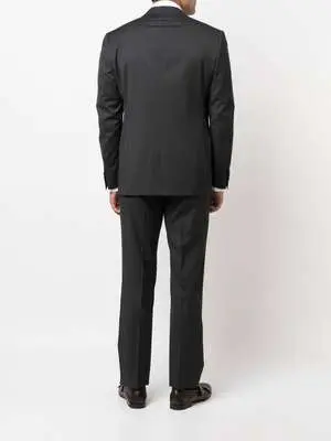 Corneliani Single-breasted Virgin-wool Suit - Grey